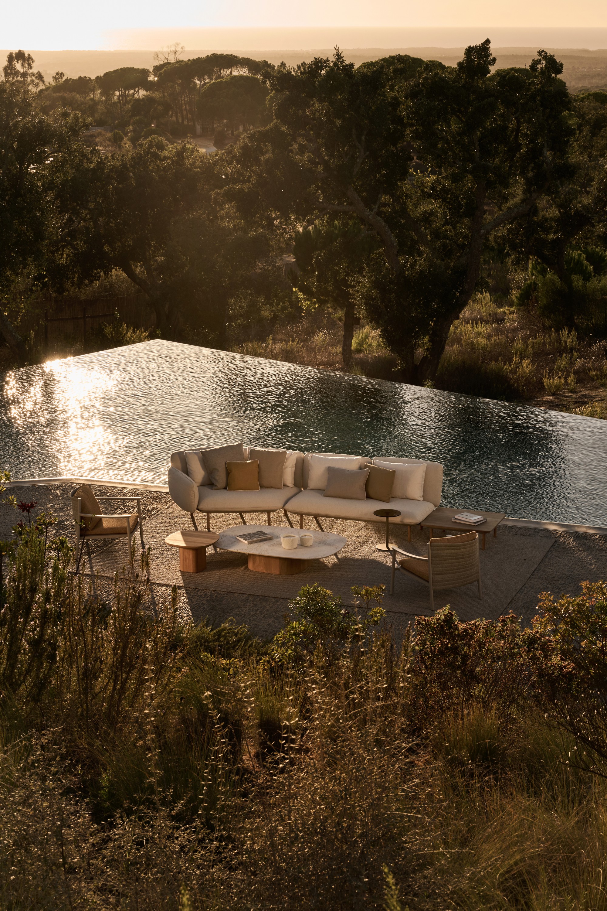 Senja Collection by Tribù: Luxurious Modular Outdoor Seating