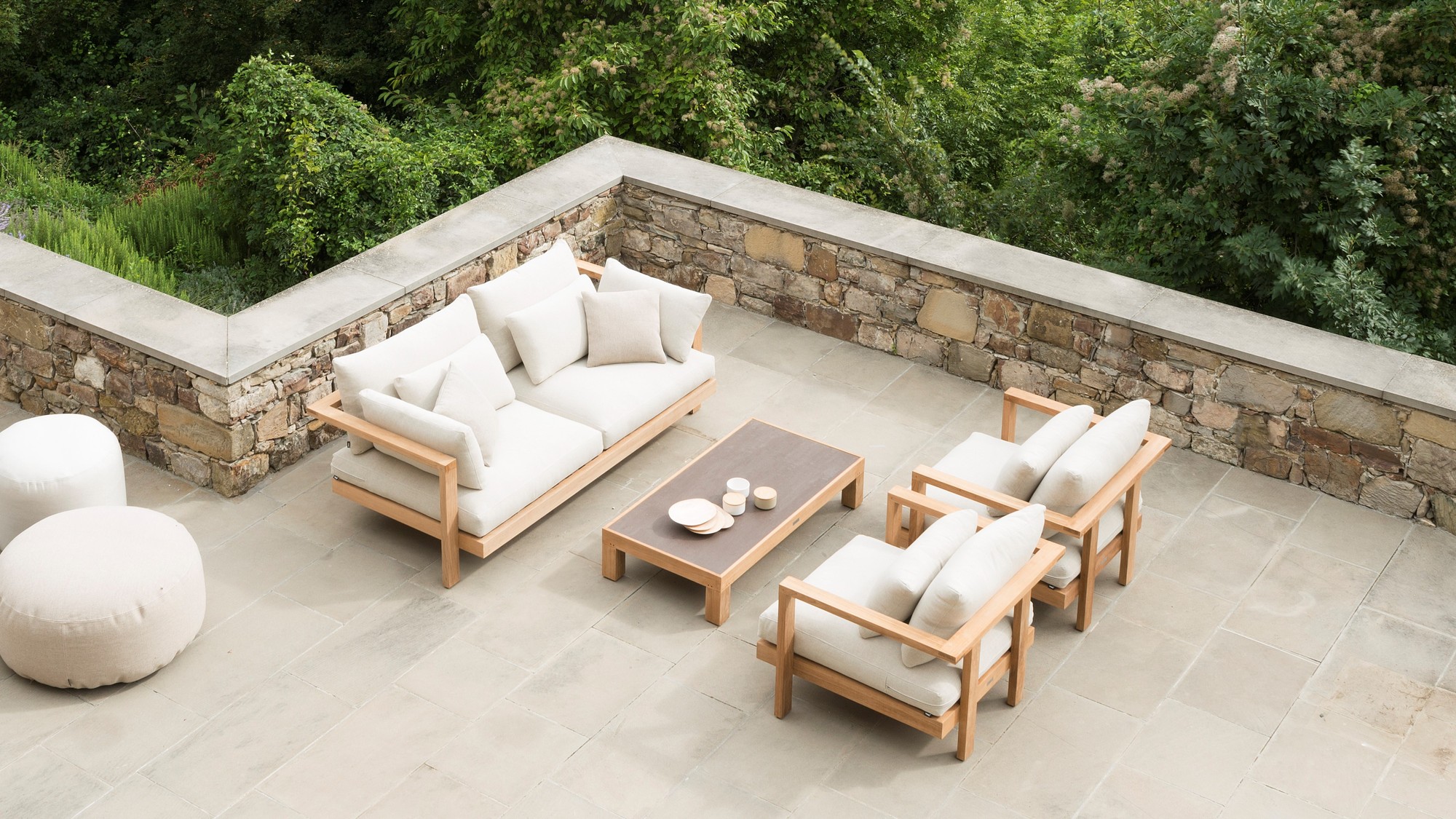 TRIBÙ | Pure Sofa - Comfortable and stylish outdoor sofa | Tribù