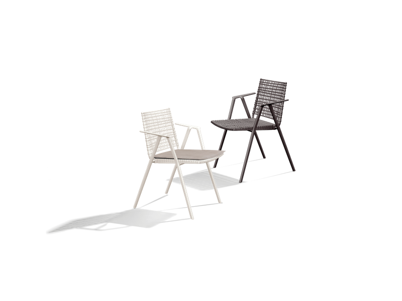 Tribù | Branch Outdoor Chair: Organic Design with Sophisticated Materials