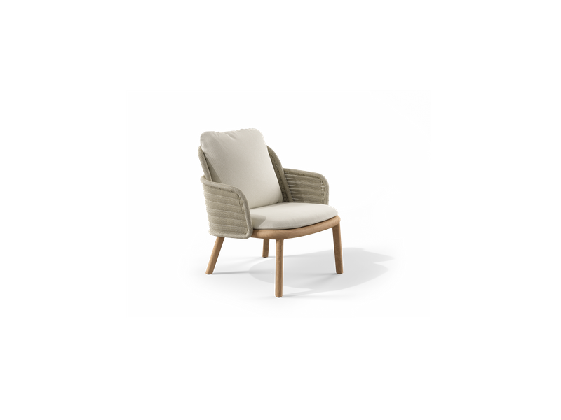 Suro Lounge Chair - Elegant Fusion of Teak or Aluminium with Braided ...